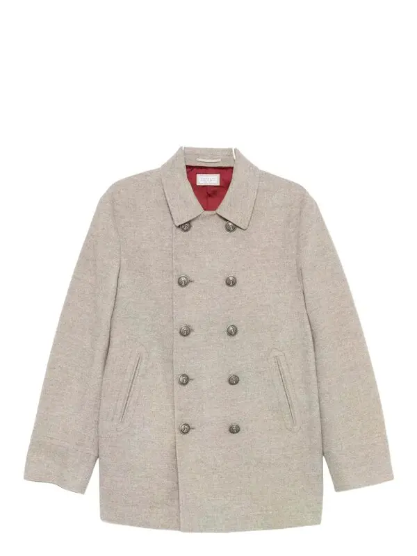 Brunello Cucinelli Double-breasted Jacket - Grey