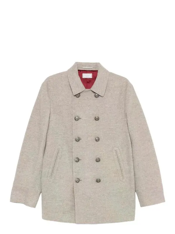 Brunello Cucinelli Double-breasted Jacket - Grey