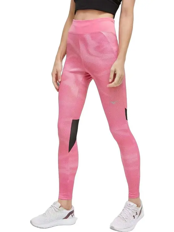 Mizuno Dot Pattern Leggings - Pink