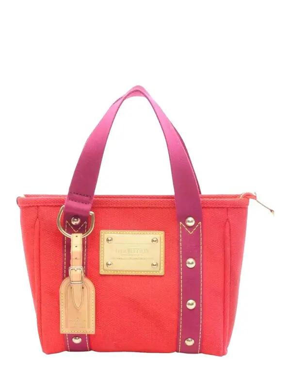 LOUIS VUITTON Antigua Cabas Pm Handbag - Red