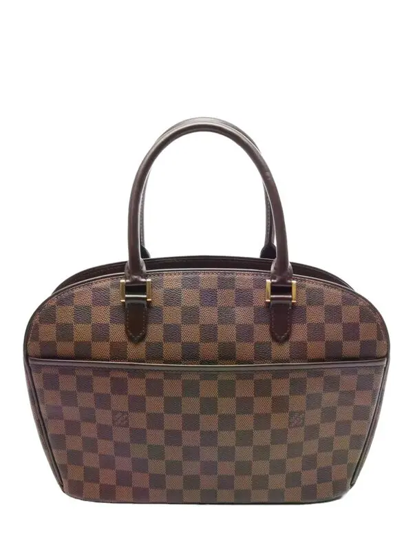 LOUIS VUITTON Damier Ebene Sarria Horizontal Handbag - Brown