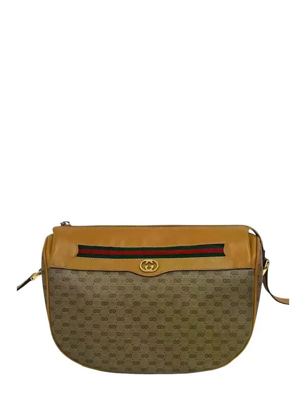 Gucci 20th Century Micro Gg Supreme Web Crossbody Bag - Neutrals