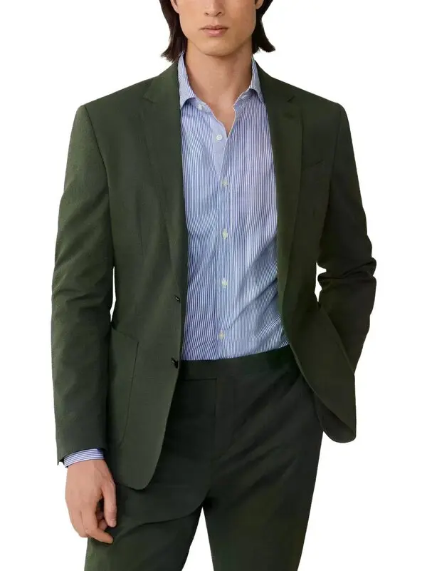HACKETT LONDON Seersucker Blazer - Green