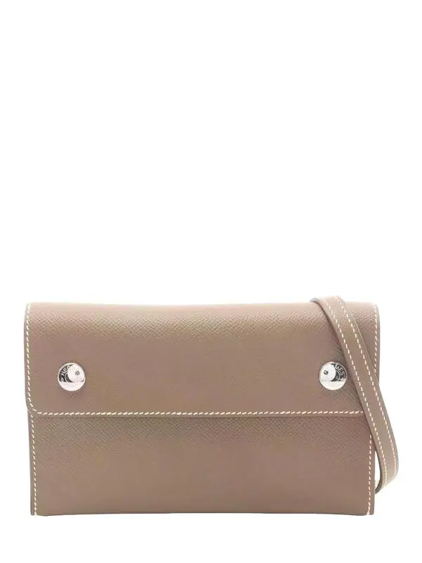 Hermès Epsom Wallet Crossbody Bag - Brown