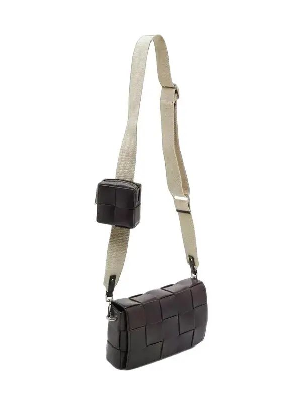 Bottega Veneta Cassette Crossbody Bag - Brown