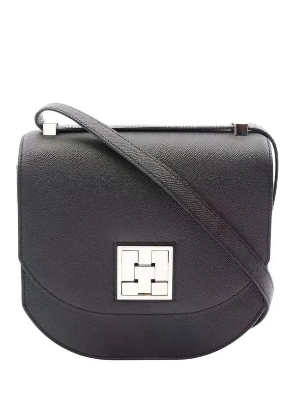Hermès Epsom Mosaique Au 24 21 Crossbody Bag - Black