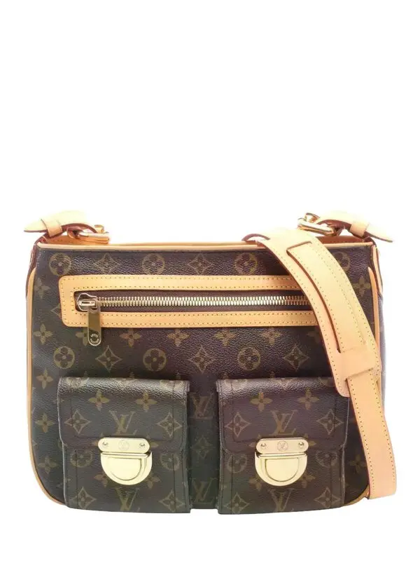 LOUIS VUITTON Monogram Hudson Gm Crossbody Bag - Brown