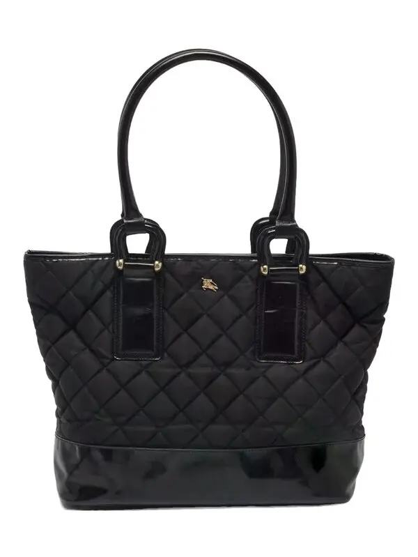 Burberry Grange Quilted Tote Bag - Black