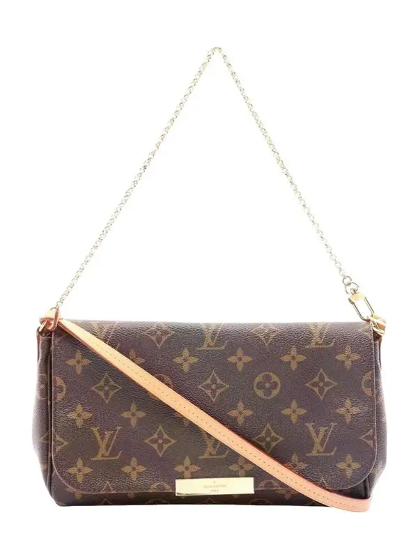 LOUIS VUITTON Monogram Favorite Mm Satchel - Brown
