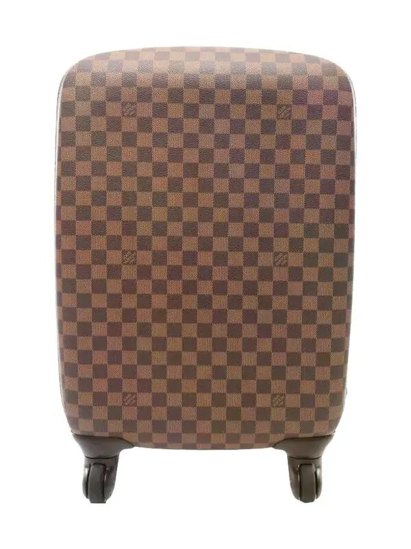 LOUIS VUITTON Damier Ebene Zephyr 55 Travel Bag - Brown