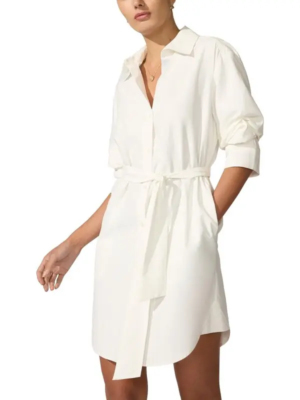 Brochu Walker The Pia Shirt Dress - Ivory
