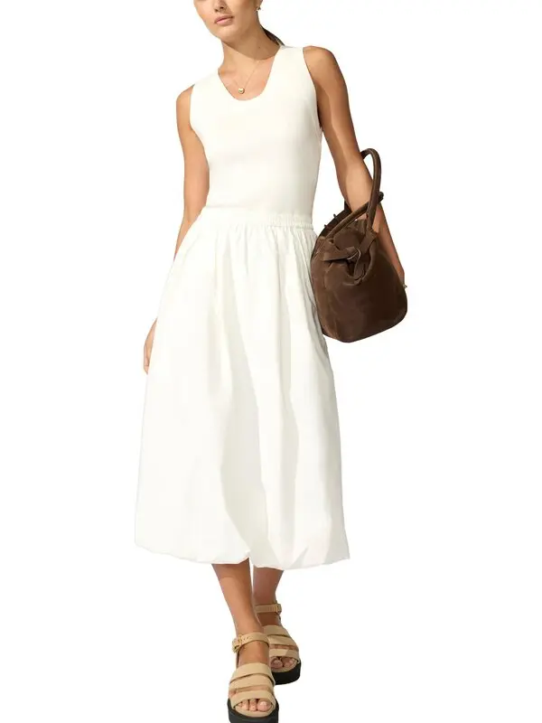 Brochu Walker Marisol Midi Dress - Ivory
