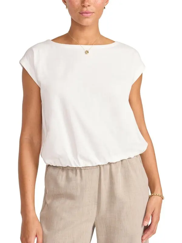 Brochu Walker The Yara Top - Ivory