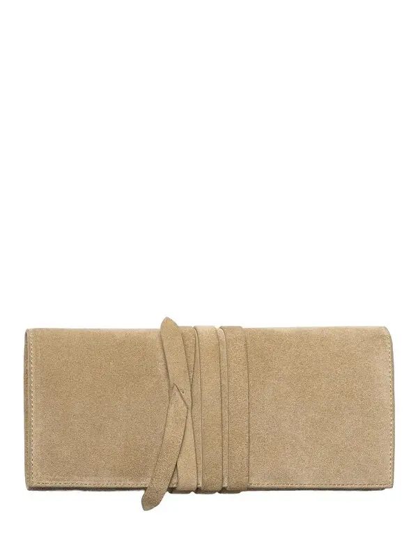 Brochu Walker Suede Pochette Clutch - Antler