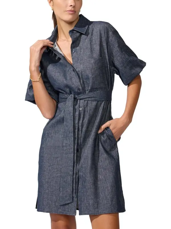 Brochu Walker The Villa Denim Dress - Indigo