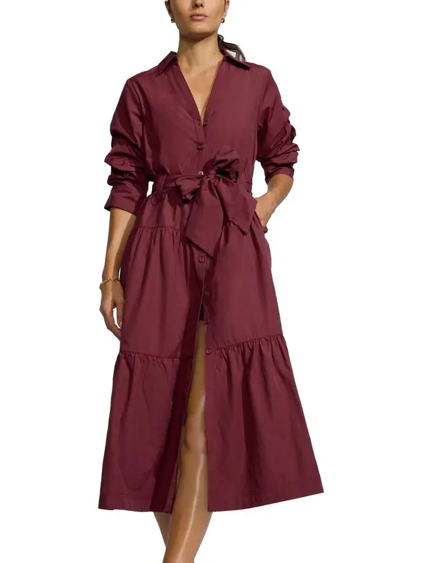 Brochu Walker Midi Shirt Dress - Umbria