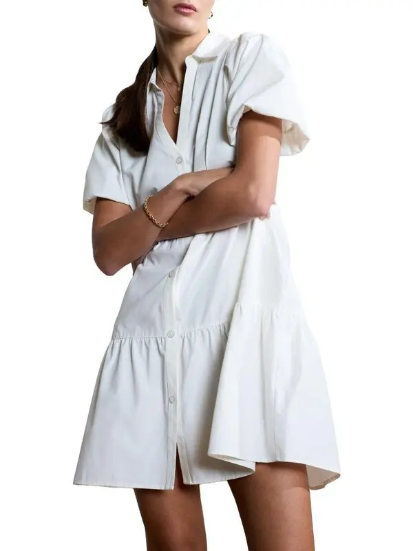 Brochu Walker The Havana Mini Dress - Ivory