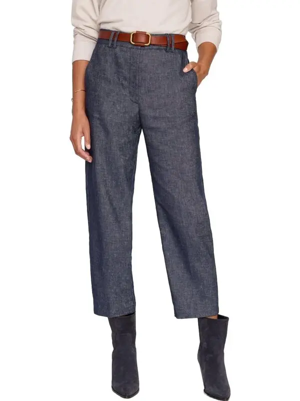Brochu Walker Talia High-rise Straight Leg Pants - Indigo