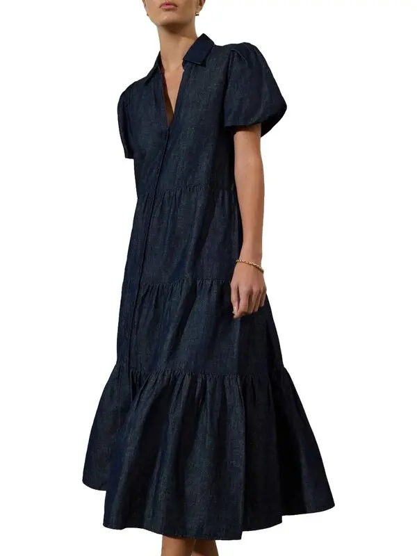 Brochu Walker The Havana Dress - Indigo