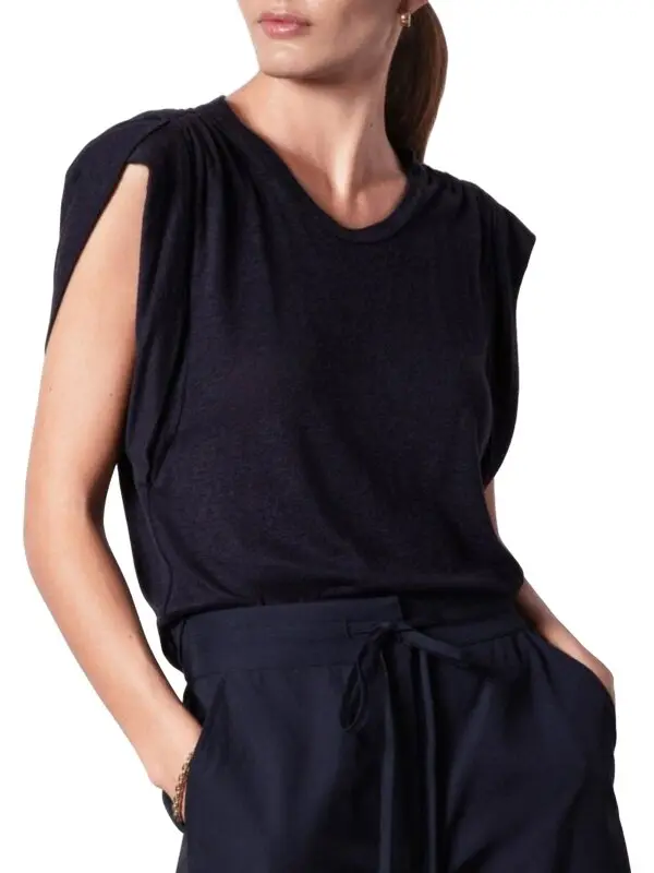 Brochu Walker The Reins Muscle Tee - Navy