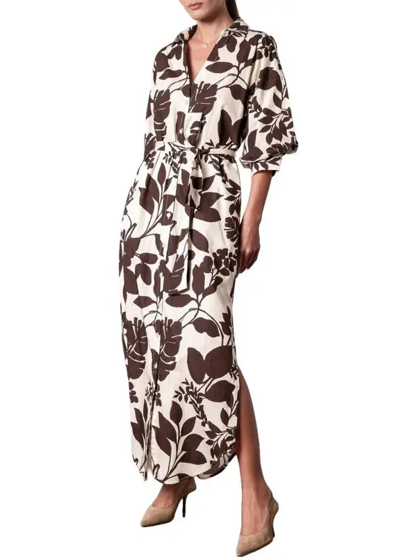 Brochu Walker The Kate Printed Maxi Dress - Java Combo