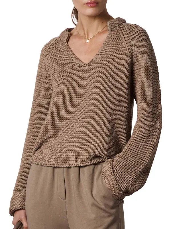 Brochu Walker The Aria Popover Sweater - Terra