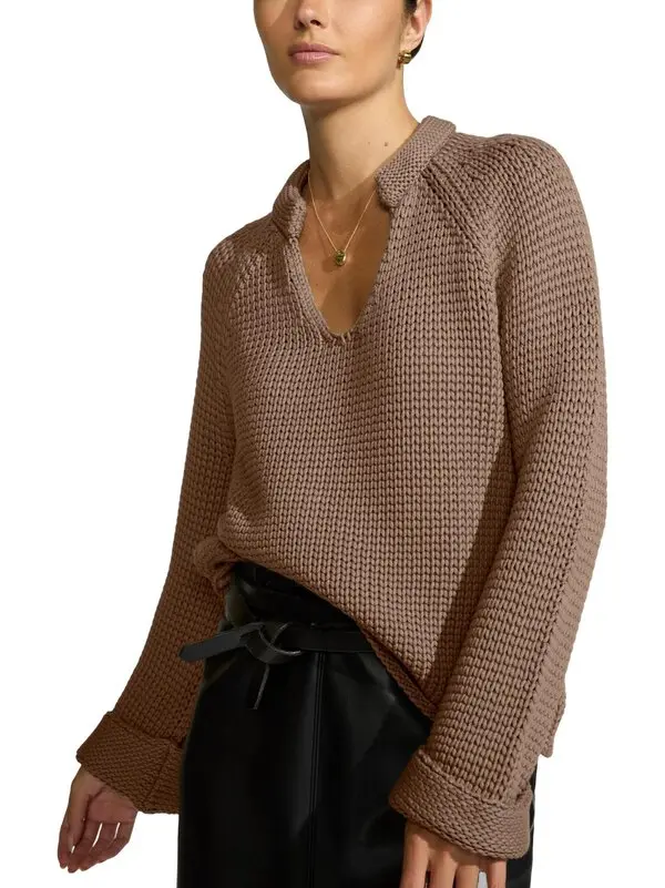 Brochu Walker Aria Popover Sweater - Terra
