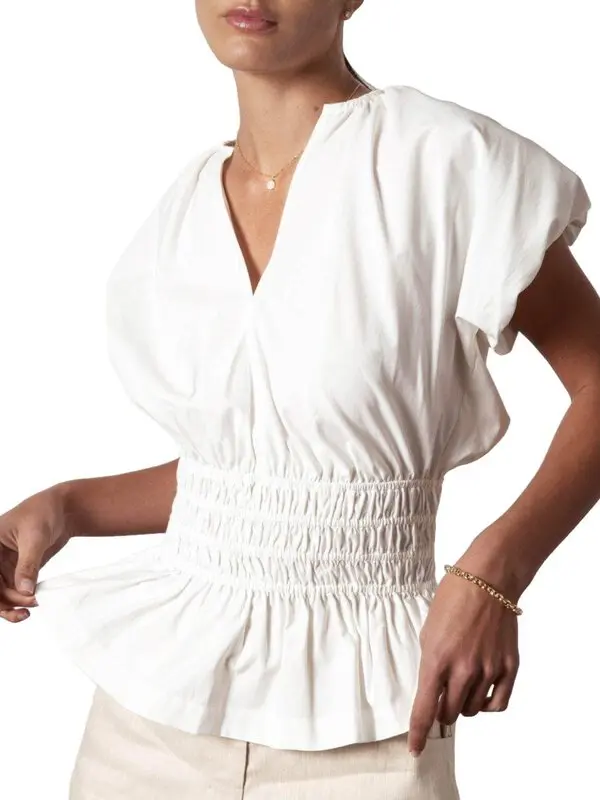 Brochu Walker Mina Top - Ivory