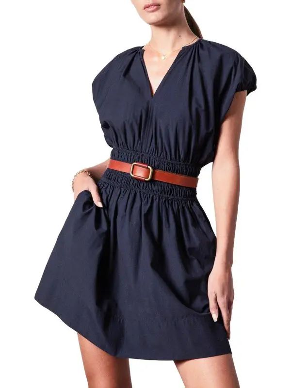 Brochu Walker The Mina Short Dress - Navy