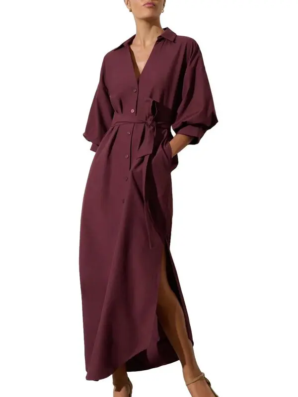 Brochu Walker The Kate Maxi Dress - Barolo