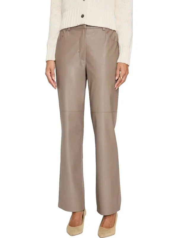 Brochu Walker The Lara Vegan Leather Pant - Brume