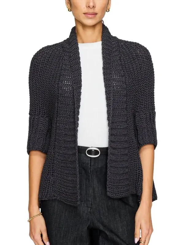 Brochu Walker Fida Handknit Shrug - Shadow Grey