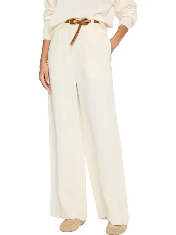 Brochu Walker The Jules Pant Wide Leg Trousers - Egret