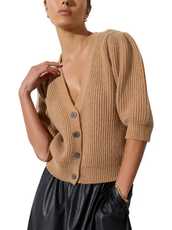 Brochu Walker The Jude Cardigan - Camel