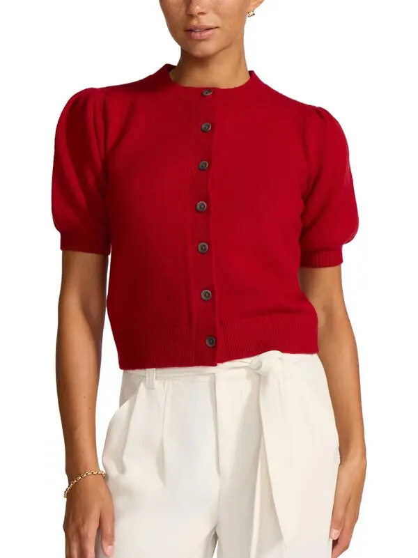 Brochu Walker Havana Cardigan - Crimson