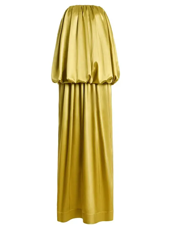 L'IDEE Reine Strapless Gown - Yellow