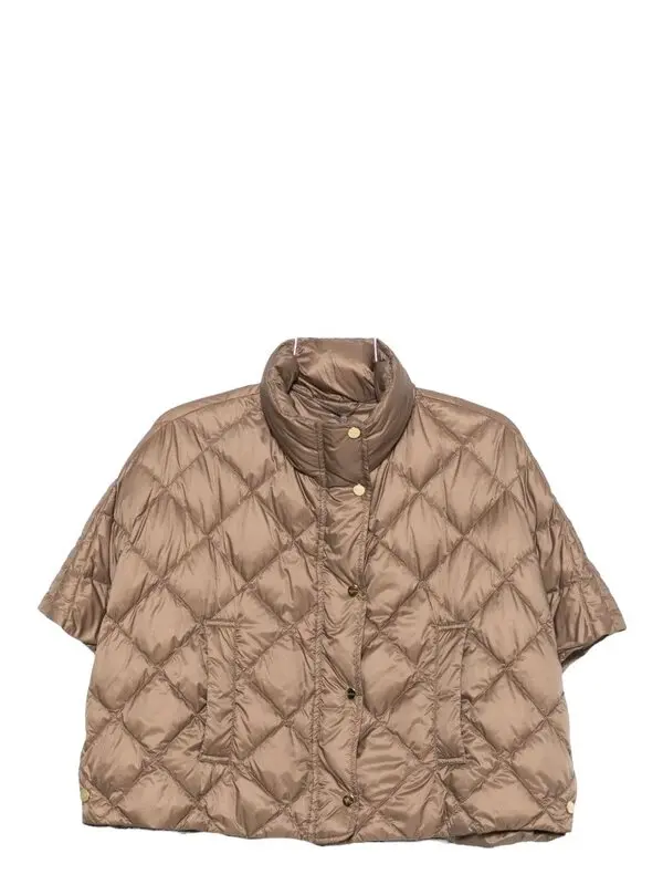 Max Mara Quilted Down Jacket - Beige