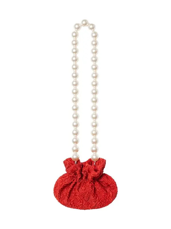 ALAS Pearl Pouch - Red