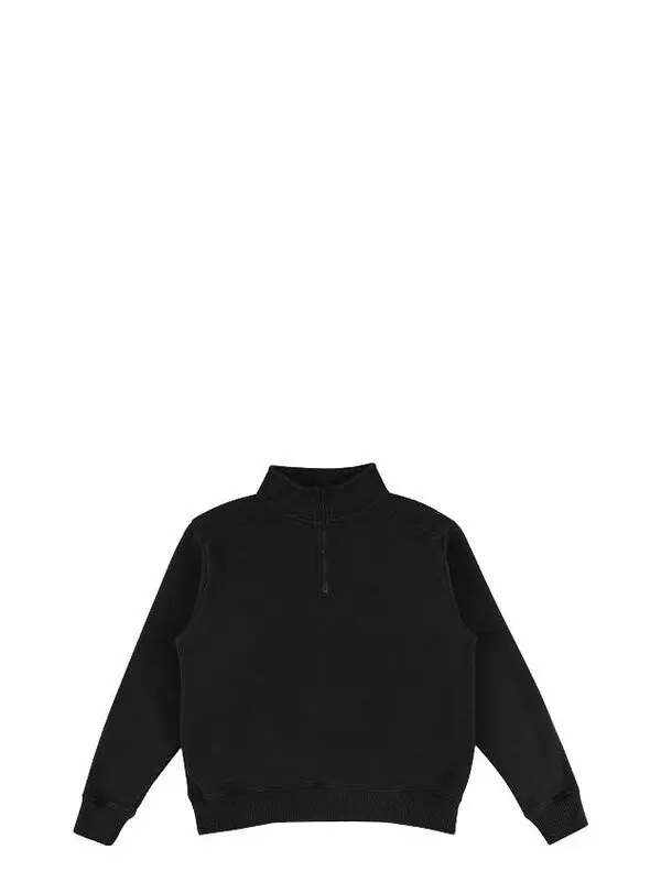Friend + Folk Ace Quarter Zip Sweatshirt - Beige