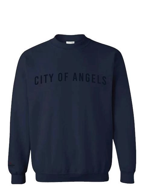 Friend + Folk City Of Angels Lightweight Crewneck - Navy