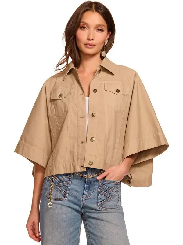 Ramy Brook Beatrice Canvas Jacket - Sandstone