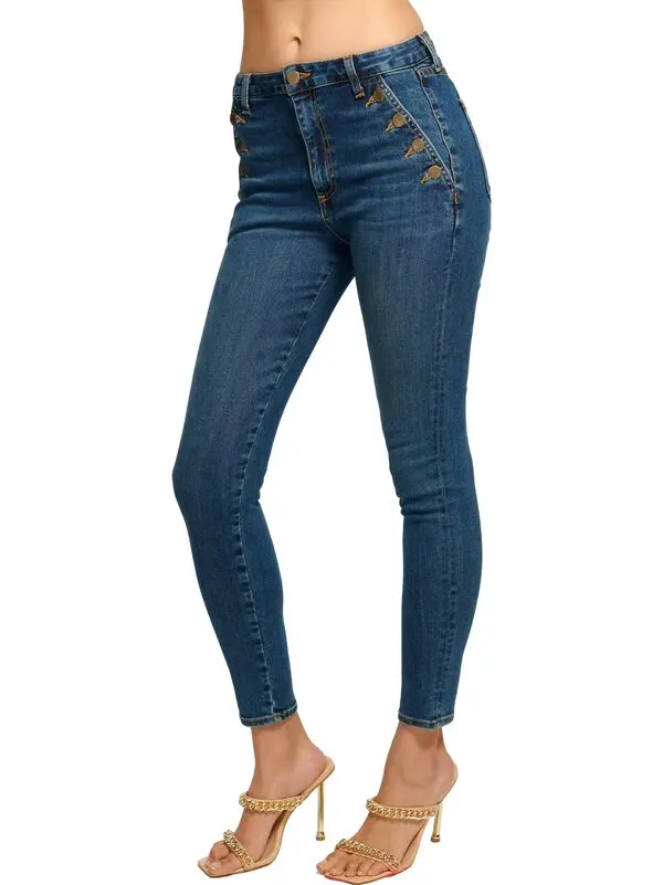 Ramy Brook Helena High-rise Skinny Jeans - Medium Wash