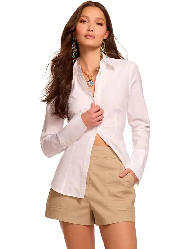 Ramy Brook Hilary Canvas Mini Short - Sandstone