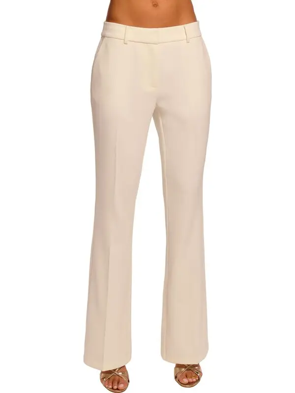 Ramy Brook Orian Tailored Flare Pant - Ivory