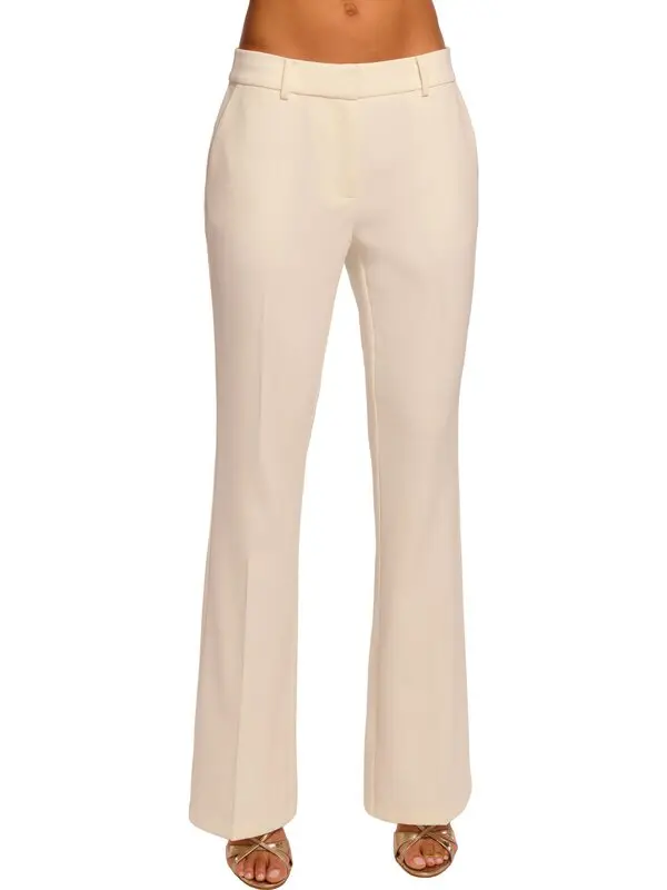 Ramy Brook Orian Tailored Flare Pant - Ivory