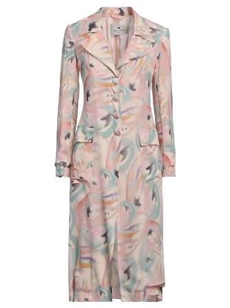 Etro Midi Dress In Silk - Pink