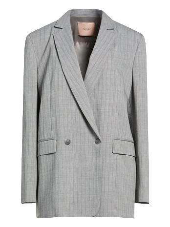 TWINSET Double-breasted Blazer - Grey