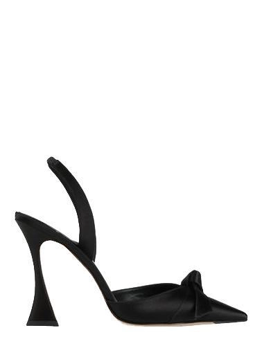 ALEXANDRE BIRMAN Slingback Pumps With Bow Detailing - Black