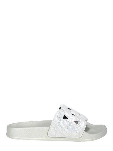 Casadei Textile Fibers Sandals - Silver