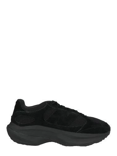 NEW BALANCE Suede And Mesh Lace-up Sneakers - Black